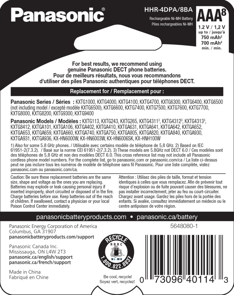 Specialty - Panasonic Battery Products | Panasonic Battery Products